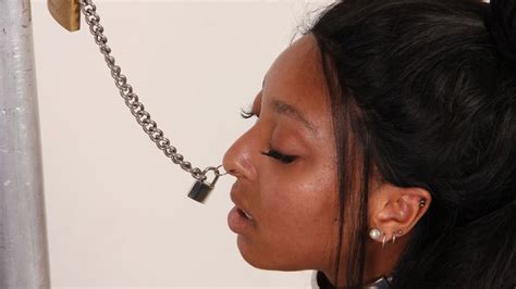 Thiccy Niccy Locked Nose Piercing Metalbondage Clip Store Clips4sale