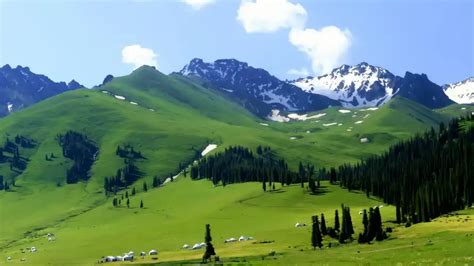 4k赛里木湖壁纸｜新疆背景图片 晴空雪山湖水「哲风壁纸」