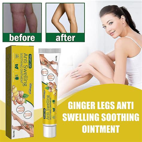 12pcs Ginger Anti Swelling Cream Soothing Balm Reduces Swelling And