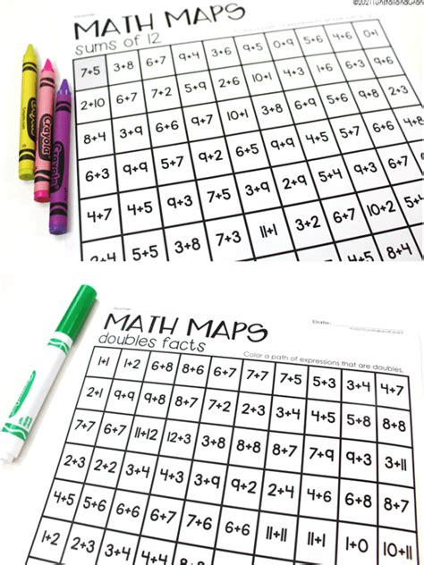 Math Maps Fluency Builders Tunstalls Teaching