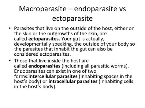 Sex And Behaviour Macroparasites Microparasites Cf E Advanced