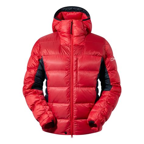 Berghaus Mens Mtn Arete Ultra Down Hoody In Redblack