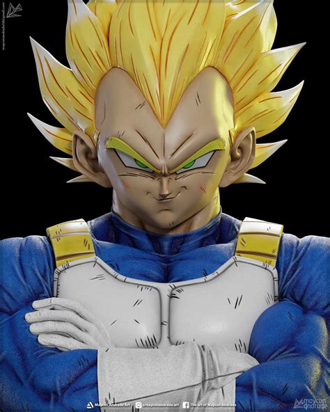 Vegeta Bust Zbrushcentral