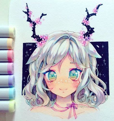 Yoaihime Ideas Cute Drawings Anime Drawings Kawaii Drawings