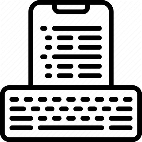 Mobile Coding Keyboard Code Typing Icon Download On Iconfinder