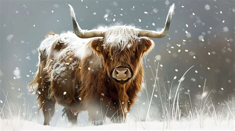 Highland Cow Wallpaper Free 4k