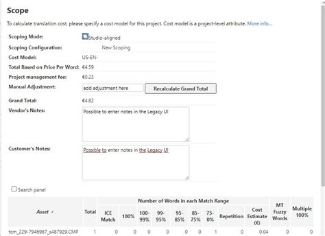 Worldserver Is It Possible To Make A Manual Adjustment Of Costs And Add A Vendor Notes In The