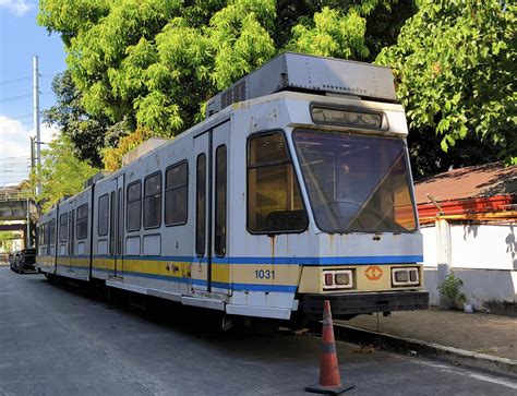 Belgian Built Lrta 1000 Lrv At Santolan Depot Philippines Rtrains