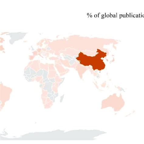Geographical Distribution Map Of Global Publications Related To Ampk Download Scientific