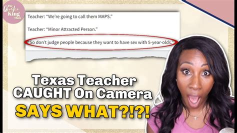 Breaking News Texas Teacher Recorded Says To Class Dont Judge People Who Want Sex With 5 Yr
