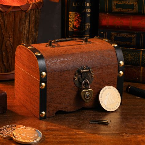 Chest With Lock And Key 5 Sets Of Treasure Box Lock With Key Plastic