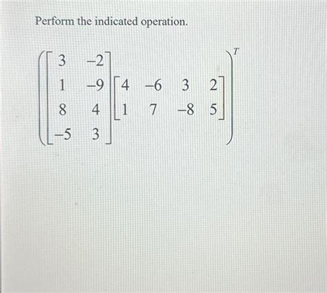 Solved Hello This Problem Involves Linear Algebra Dealing