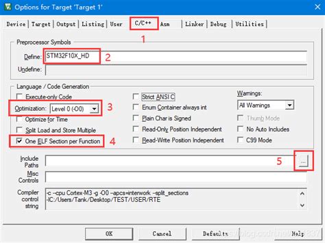Stm32——新建 Keil Mdk 5 工程（寄存器版本）stm32的debugconfig文件如何指定生成位置 Csdn博客
