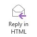 Always Reply In HTML HowTo Outlook