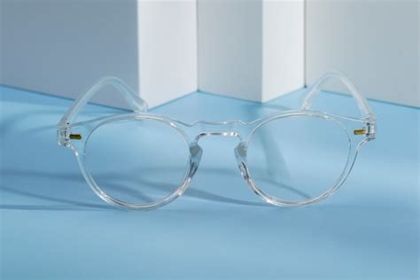 Premium Photo Glasses With Slightly Rounded Frame