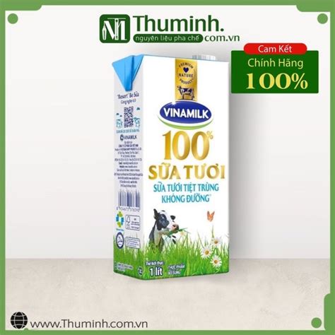 Sữa Tươi Vinamilk Tiệt Trùng Không Đường Hộp L Lazada vn
