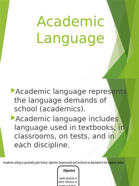 Academic Language Pdf Vocabulary Cognition