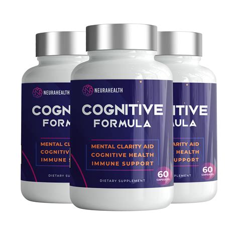 Cognitive Formula 3 Bottles Subscribe And Save Neuro Nourish Gummies