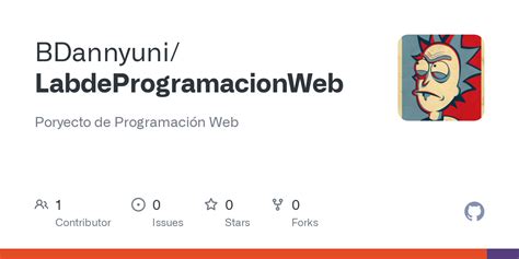 Github Bdannyuni Labdeprogramacionweb Poryecto De Programaci N Web
