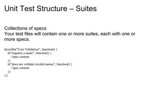 Intro To Testing Javascript With Jasmine Ppt