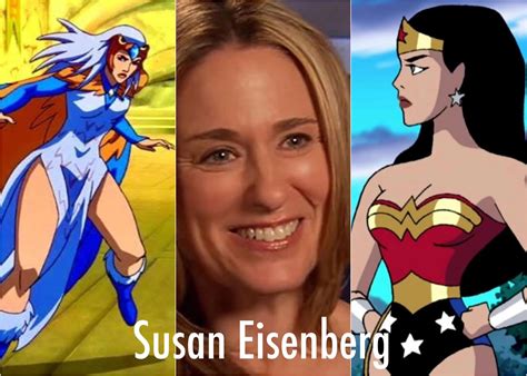 Wonder Susan Eisenberg Who Voiced Wonder Woman In The Justice League
