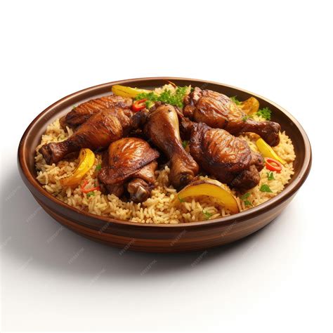 Premium Ai Image Illustration Kabsa Flavor Exploration