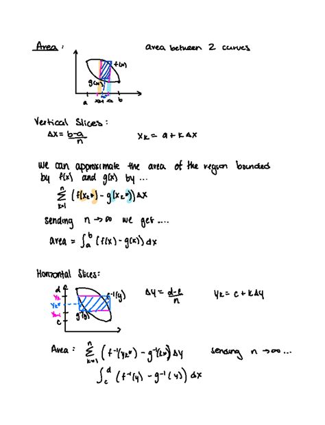 Applications Of Integration Area Average Value Total Distance