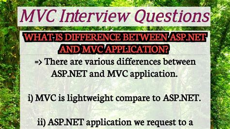 What Is The Difference Between ASP NET And ASP MVC Difference Between ASP NET And MVC