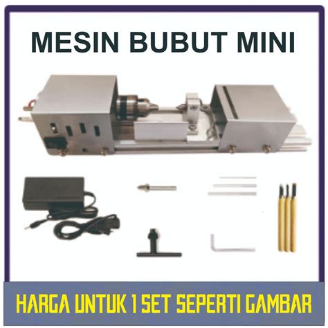 Jual Mesin Bubut Manik Manik Mini Miniatur Bubut Kayu Diy Set Standar