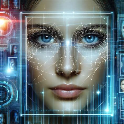 Premium Photo Face Recognition And Personal Identification Collage