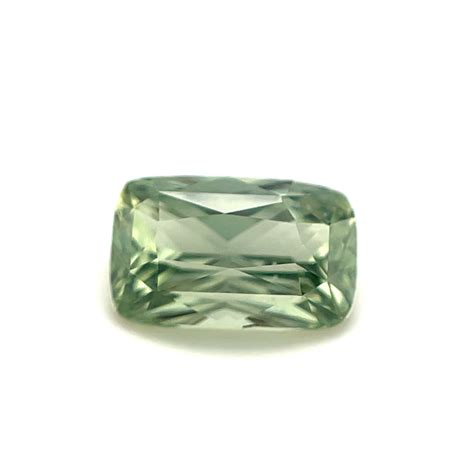 2 54ct Seafoam Green Cushion Cut Sapphire Gemstone Bentley De Lisle