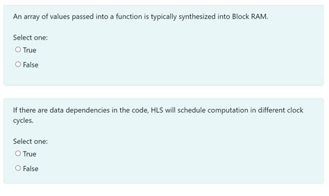 Solved An Array Of Values Passed Into A Function Is