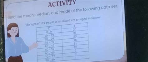 Find the mean median and mode of the | StudyX