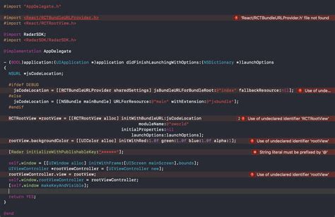 Nativemodulesrnradar Is Undefined · Issue 51 · Radarlabsreact Native