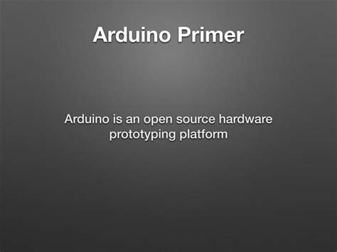 Connecting Arduino And Android PPT