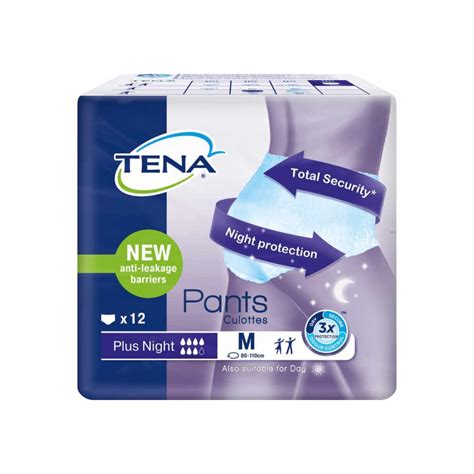 Tena Plus Night Πάνες Βρακάκι Ακράτειας Medium 12τμχ Noikokiris