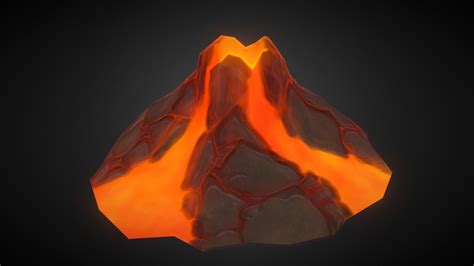 Volcano 3d Model By Wouter Yntema Shonesplash3 572292a Sketchfab