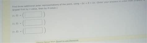 solved plot the point given in polar coordinates 4 3 pi