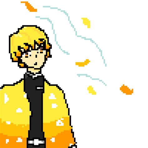 Editing Zenitsu Free Online Pixel Art Drawing Tool Pixilart
