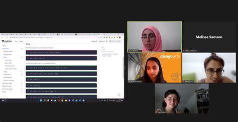 Success For The 2022 Django Girls Geneva Virtual Event Cern