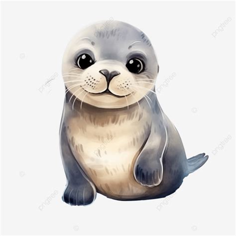 수채화 물개 만화 수채화 바다 삶 Png 일러스트 및 이미지 에 대한 무료 다운로드 Pngtree