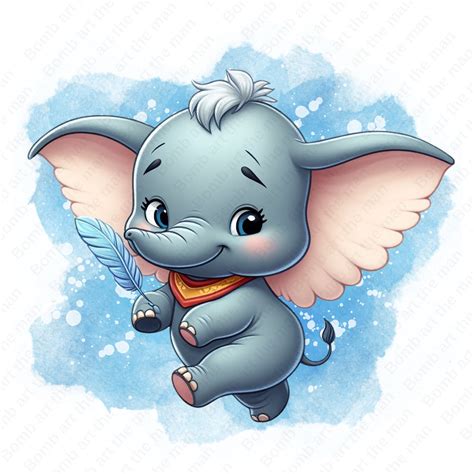 Dumbo Tegning Med Blyant