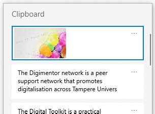 Copy And Paste With Clipboard History Digital Toolkit Tampere Universities