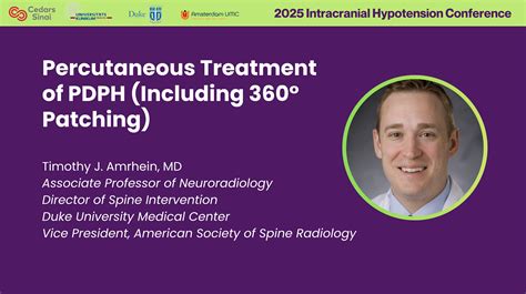 Talk 22 Amrhein Percutaneous Treatment Of Pdph And 360 Patching