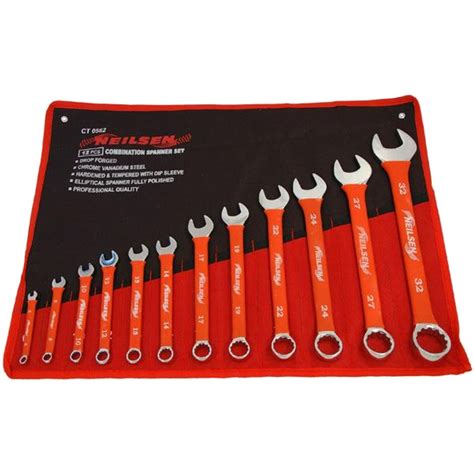 Neilsen 12pc Soft Grip Metric Combination Spanner Wrench Set 6mm 32mm