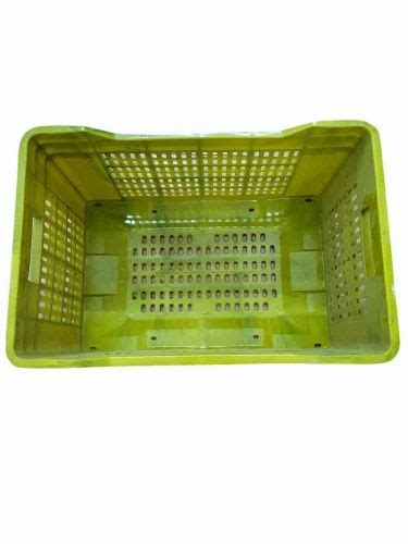 Hdpe Virgin Light Green Crate Dimension 500x 325 X 360 Mm At ₹ 150 In