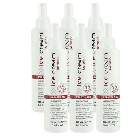 Inebrya Ice Cream Keratin Restructuring Keratinspray 6 X 200ml Bei Riemax