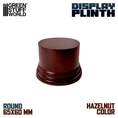 Round Block Plinth 65 Cm Hazelnut Brown Gsw