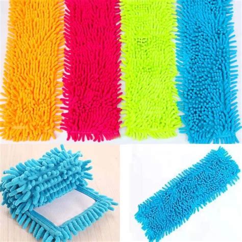 Microfiber Flat Mop Replacement Cloth Chenille Replacement Mop Head Lazada Ph