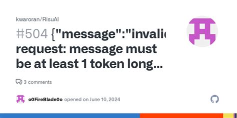 Messageinvalid Request Message Must Be At Least 1 Token Long Or Tool Results Must Be